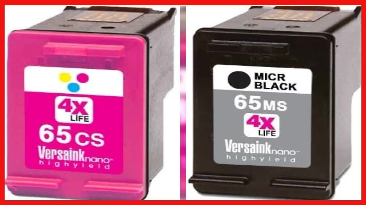 Great product - VersaInk-nano HP 65 MS MICR Black Ink Cartridge for ...