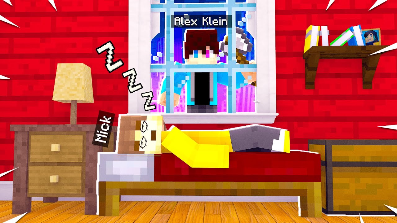 ALEX KLEIN IS STIEKEM IN MIJN HUIS (Minecraft Survival) - YouTube