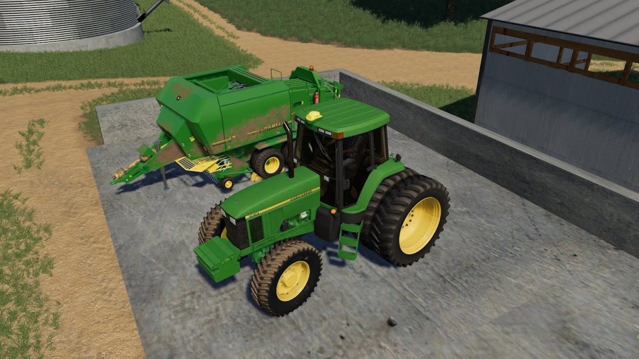 Farmersburg Ep#41 | Baling, Planting | FS19 Timelapse | Farming ...