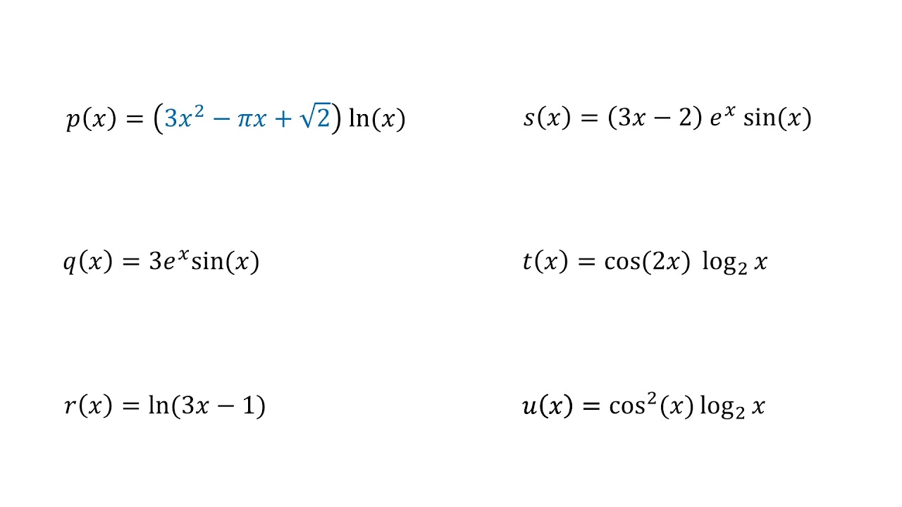 Product Rule Part 1: How to Use the Product Rule - YouTube