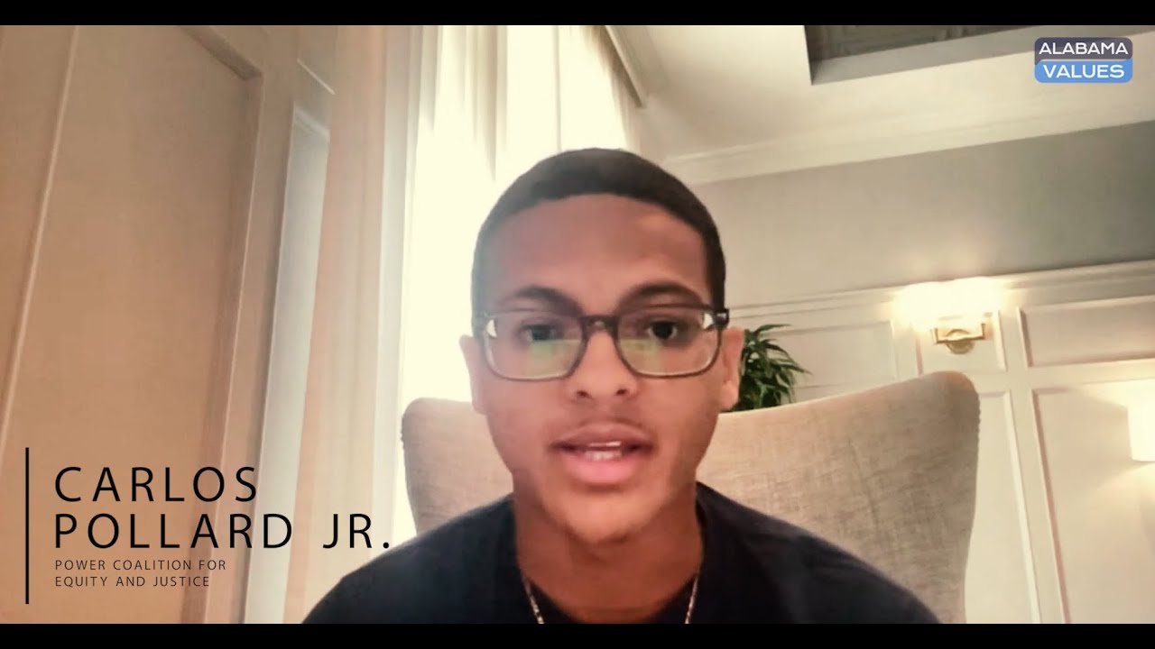 Carlos Pollard Jr, speaks on the historic redistricting case Allen v ...