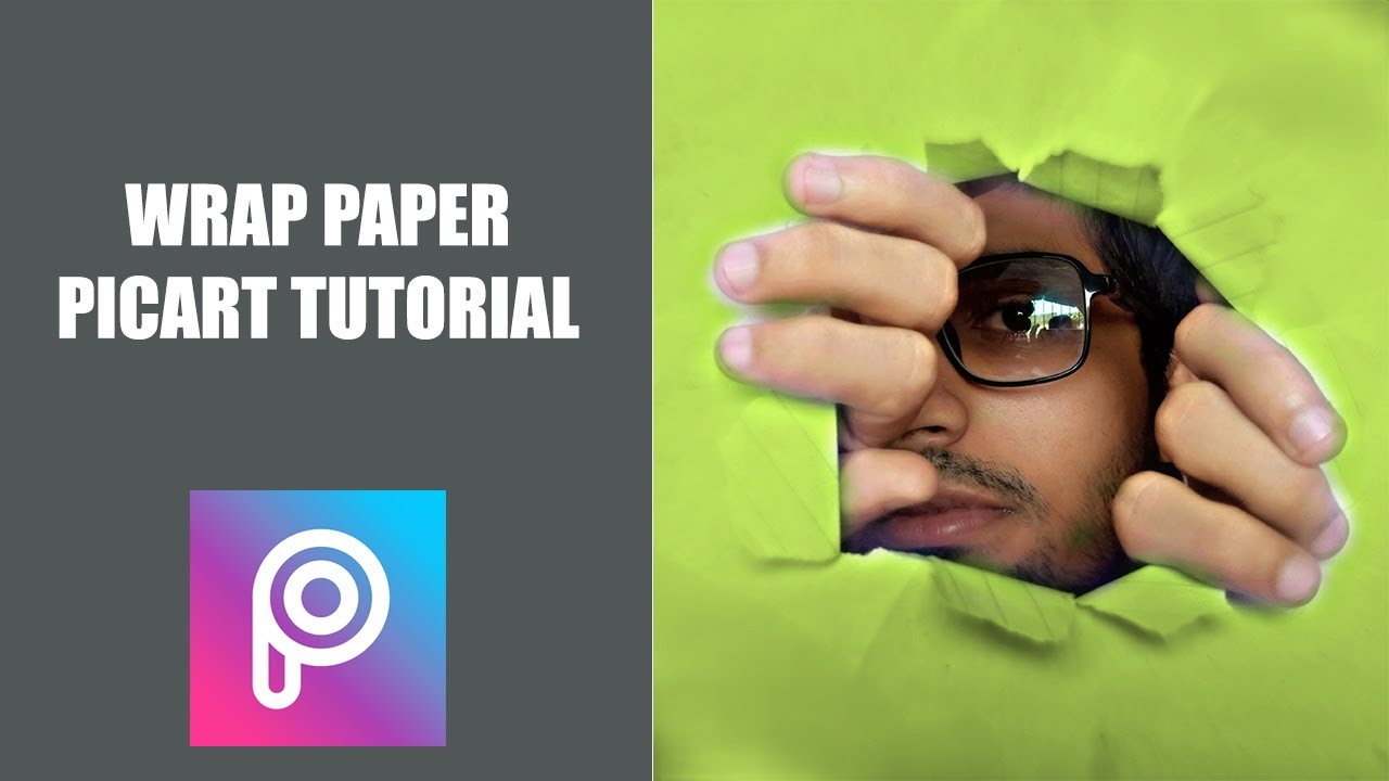Wrap Paper Page PicArt Tutorial - YouTube
