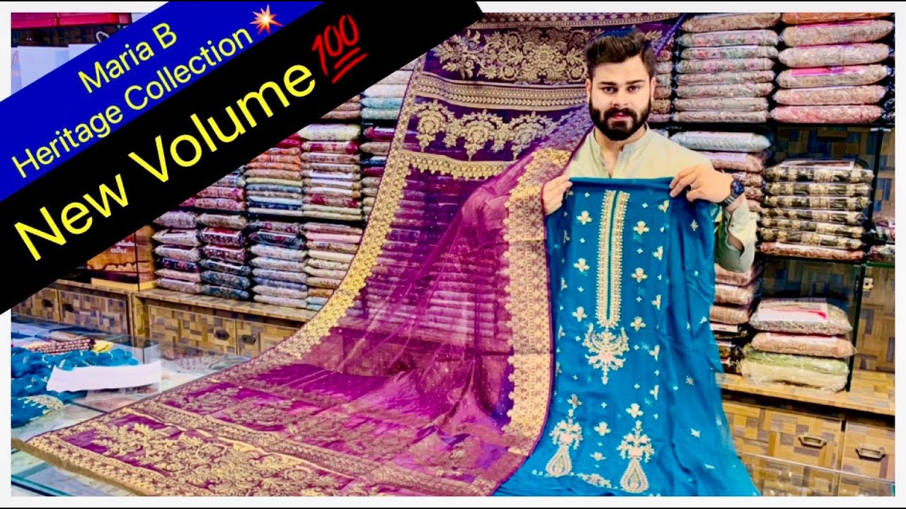 Maria B Heritage Collection 2021 / 💯% original / Maryam N Maria Luxury ...