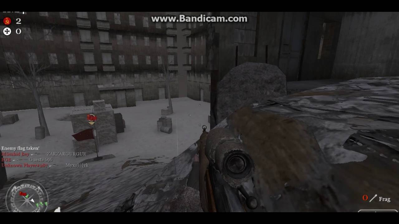Call Of Duty 2 online Capture The Flag - YouTube