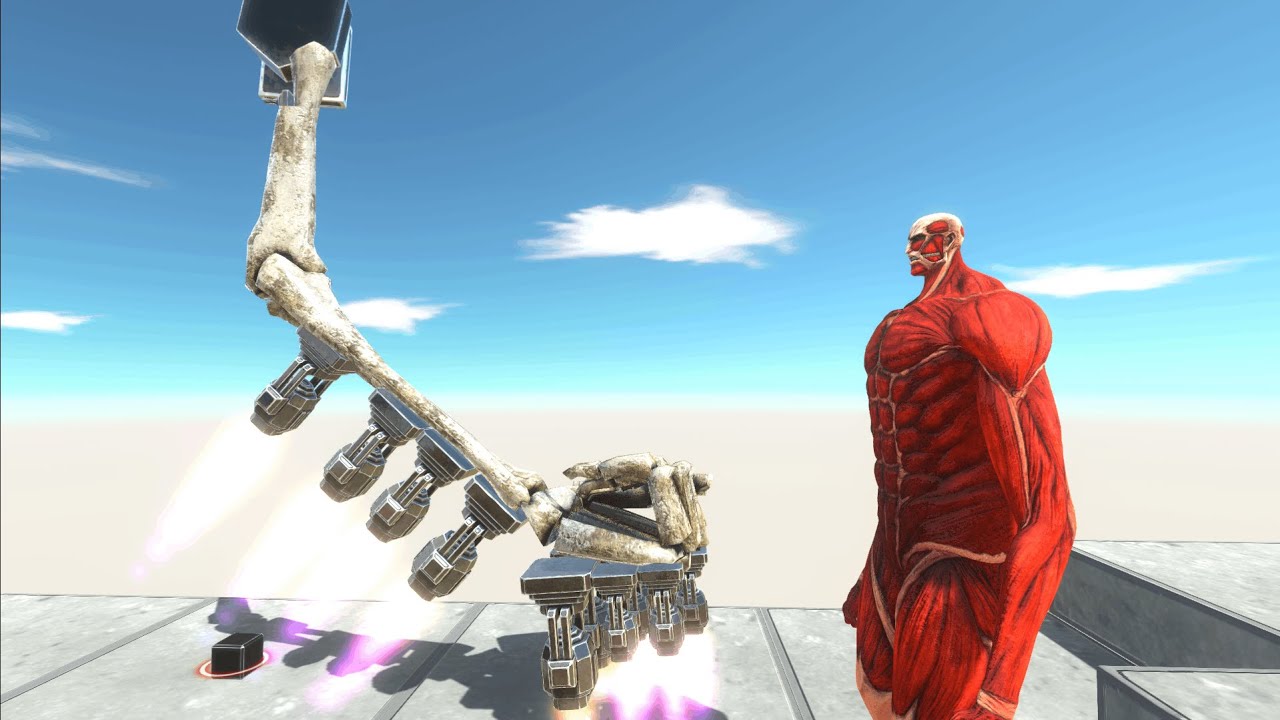 The Bone Jet Weapon That Can Defeat Colossal Titan – ARBS Epic Fight ...