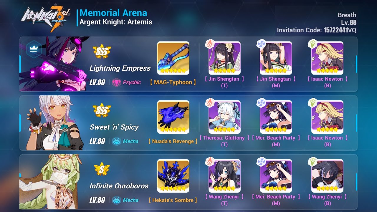 [HI3 SEA] - EX MA - AK - 31946 - LE SnS IO(0/4) - Klein 3 - YouTube