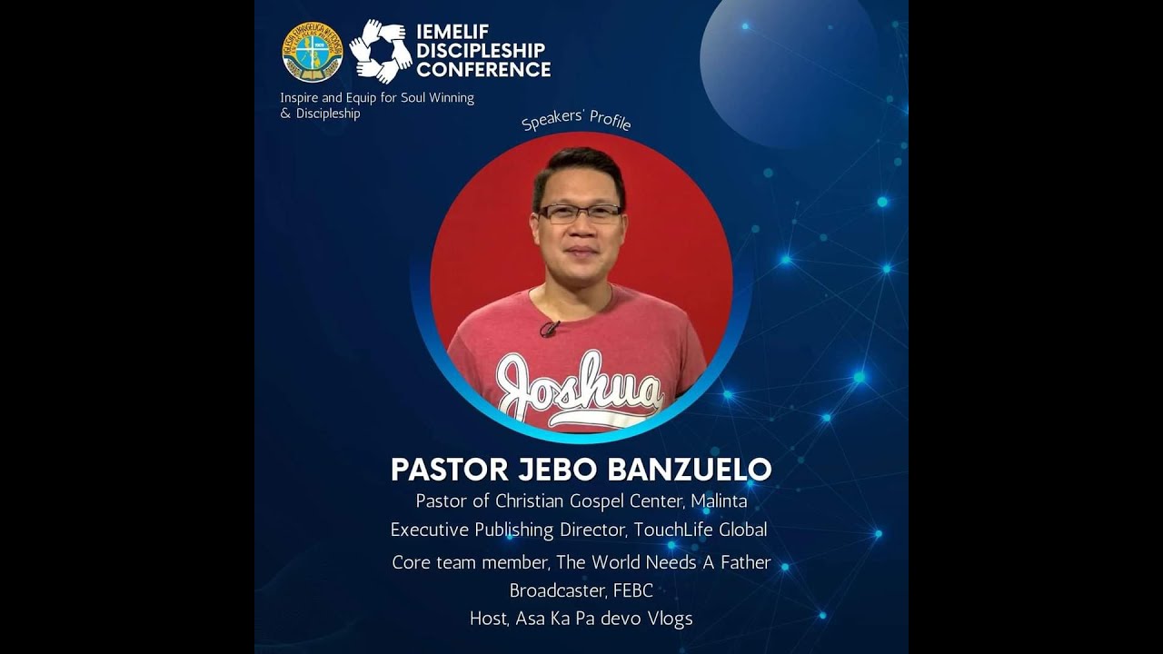 Inspire and Equip for Soul Winning - Pastor Josephus Ed "Jebo" Banzuelo ...
