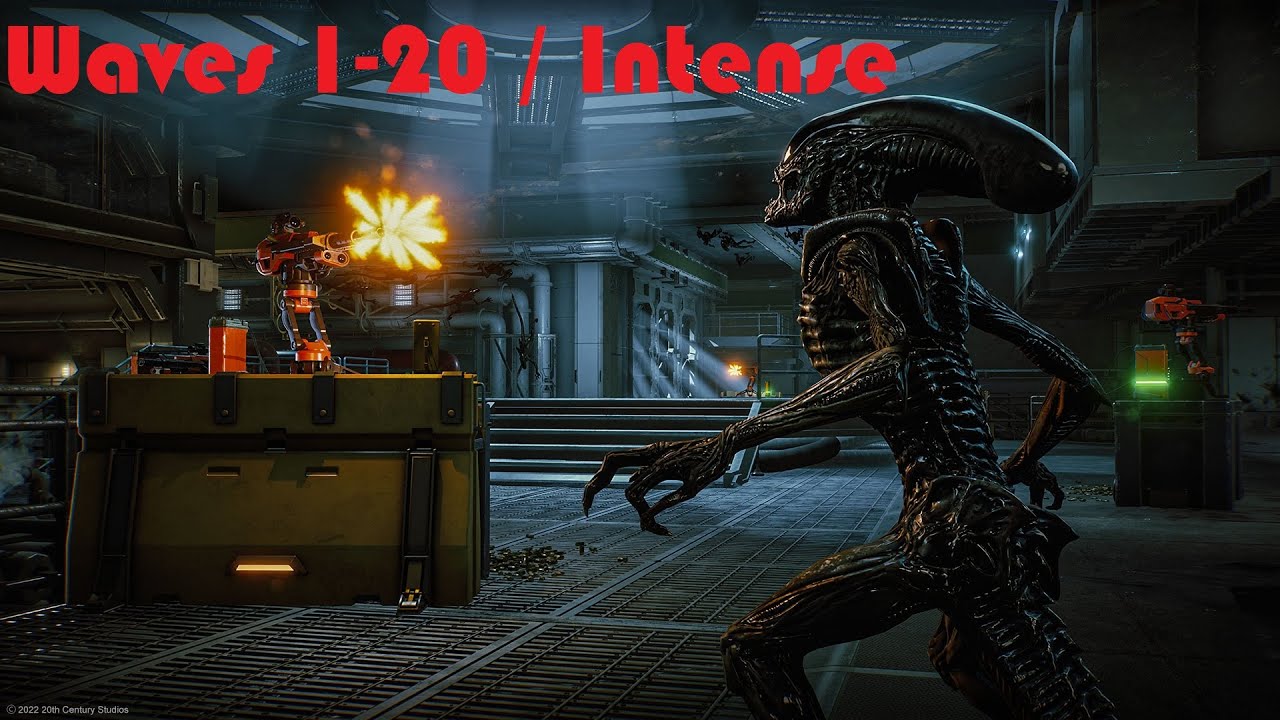Aliens: FTE - Restock Turrets Wave 1-20 (Intense) - YouTube