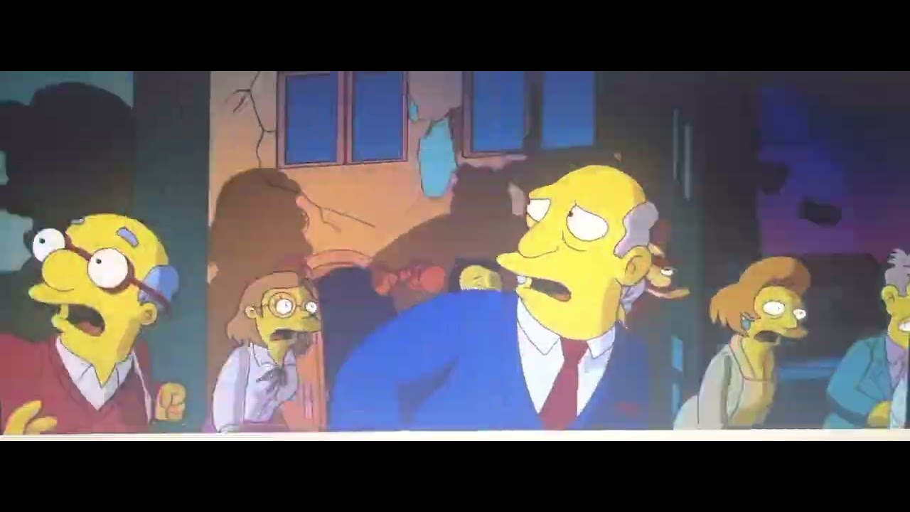 The Simpsons Movie House Destroyed! - YouTube