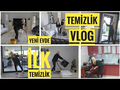 Yeni Evde İlk Temizlik!!! Salon Temizliği Vlog'da!!!