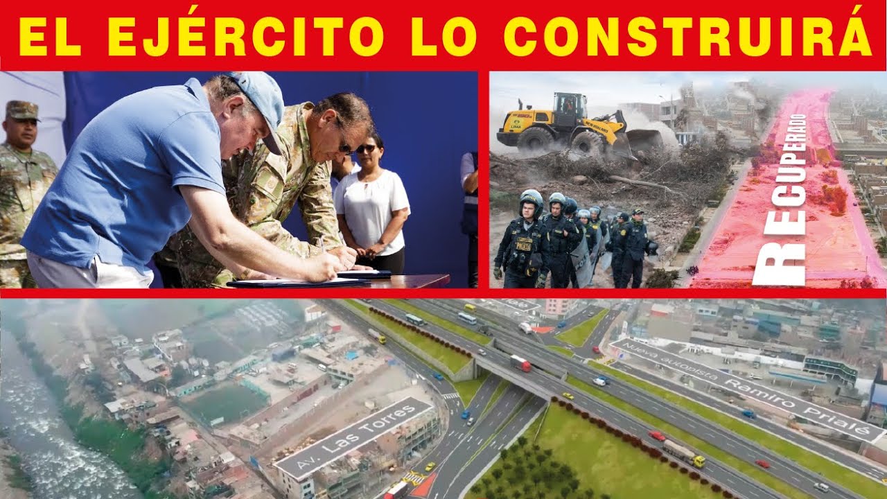 Ya comenzó la construcción de la Av. ramiro Prialé en el tramo Ñaña ...