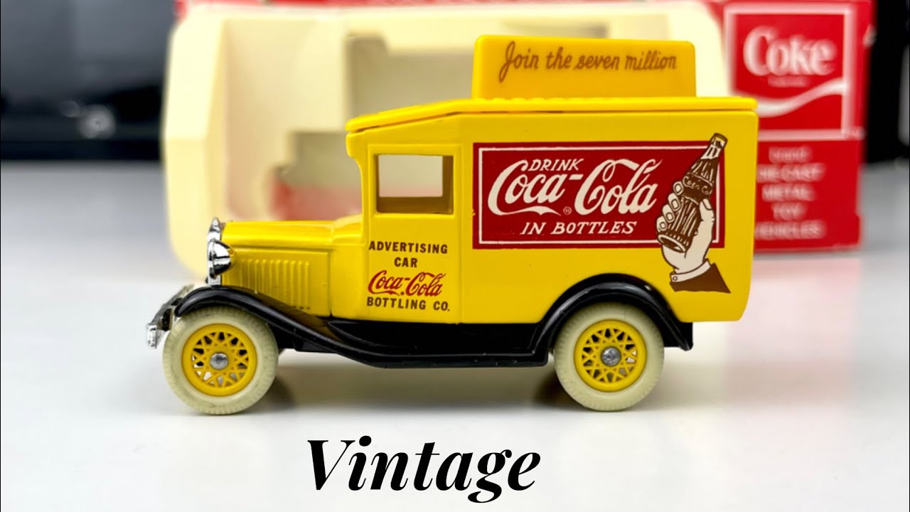 VINTAGE DIECAST MODEL A FORD ORIGINAL MERCHANDISE COCA-COLA - JUALAN ...