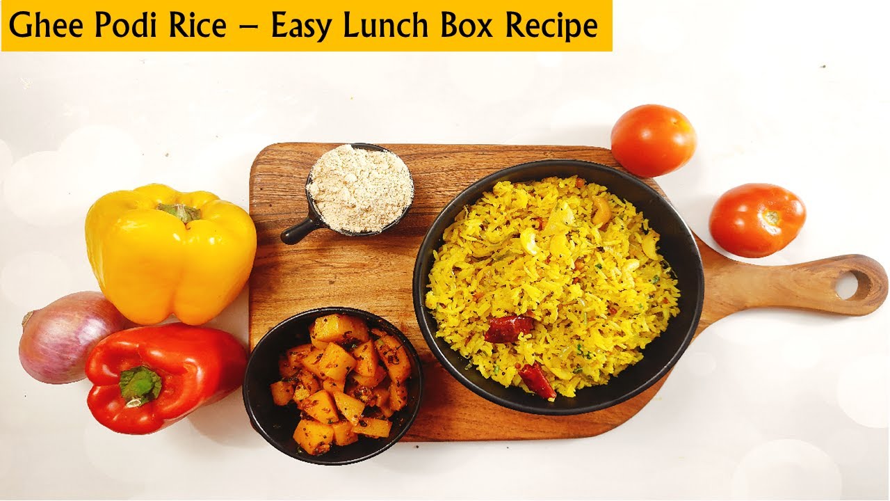 Ghee Podi Rice | Quick&Flavorful South Indian Recipe| #GheePodiRice# ...