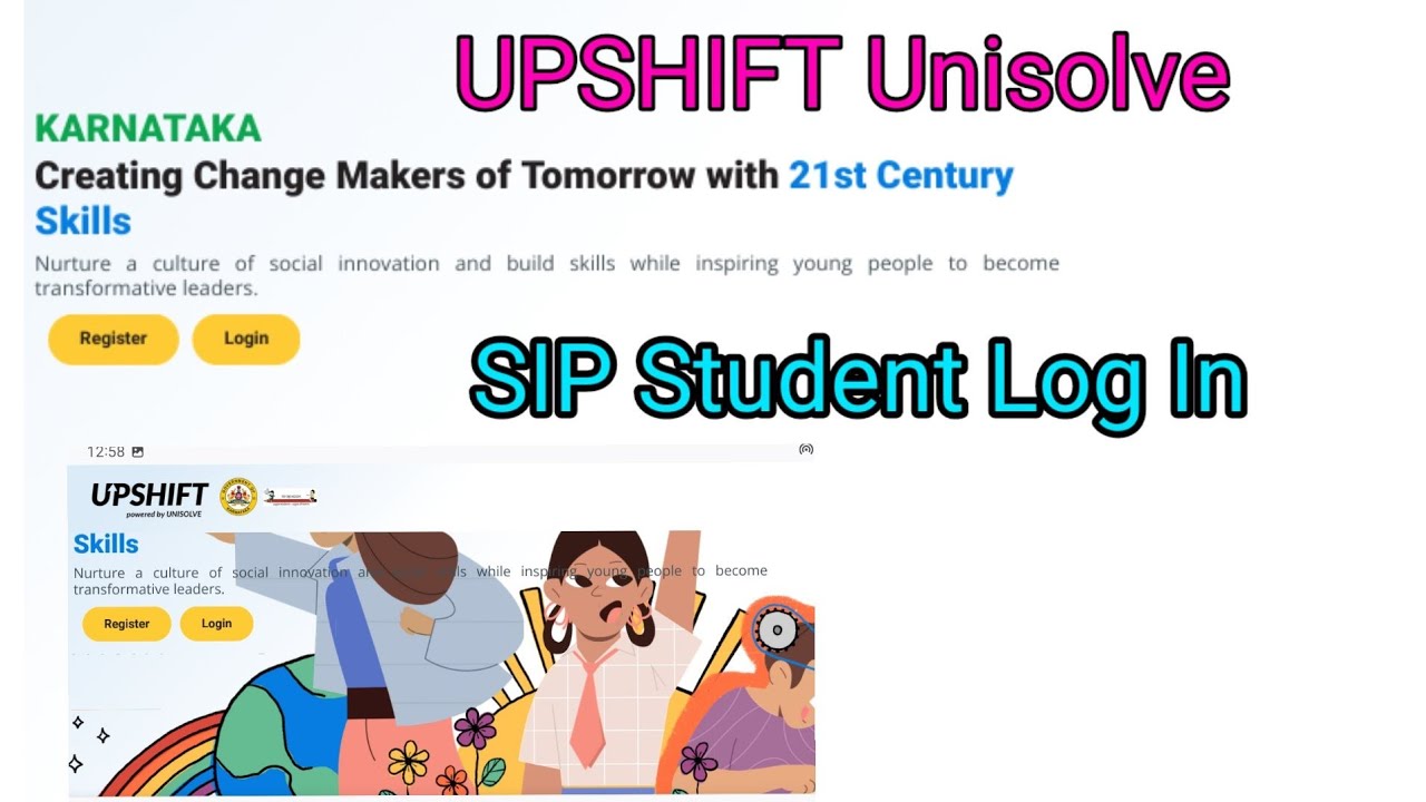 UPSHIFT Unisolve | SIP School innovation program | Student log in and ...
