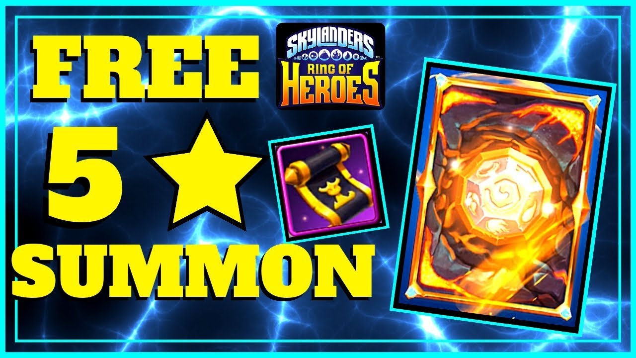 SKYLANDERS Ring of Heroes FREE NAT 5 STAR!!! Summons - YouTube