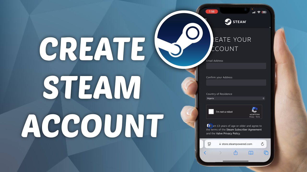 How to Create Steam Account on Mobile - Quick and Easy Guide! - YouTube