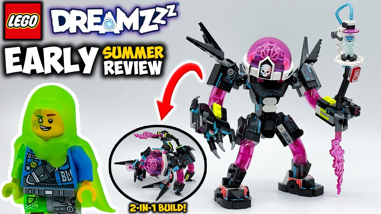 Mateo vs cyber brain mech early summer 2025 review both builds Lego ...