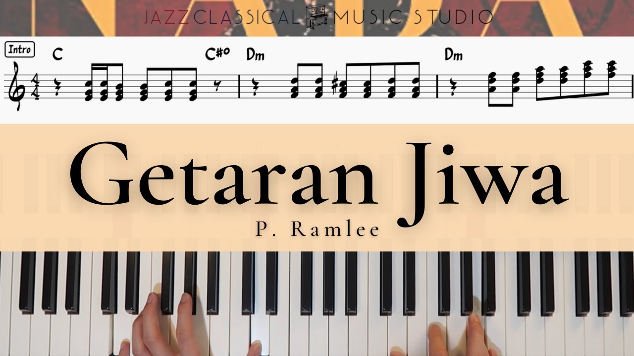 Getaran Jiwa - P. Ramlee | Piano Tutorial (EASY) | WITH Music Sheet ...