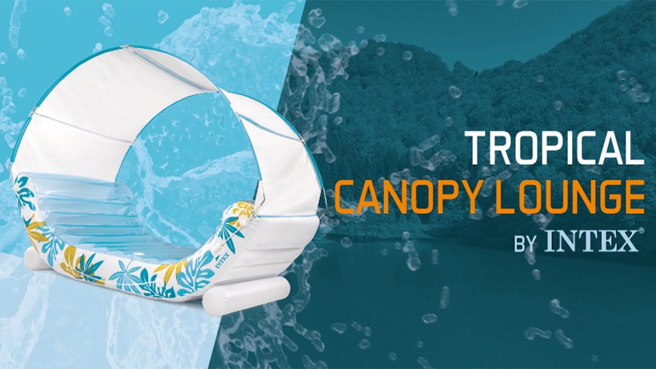 INTEX® Tropical Canopy Lounge - YouTube