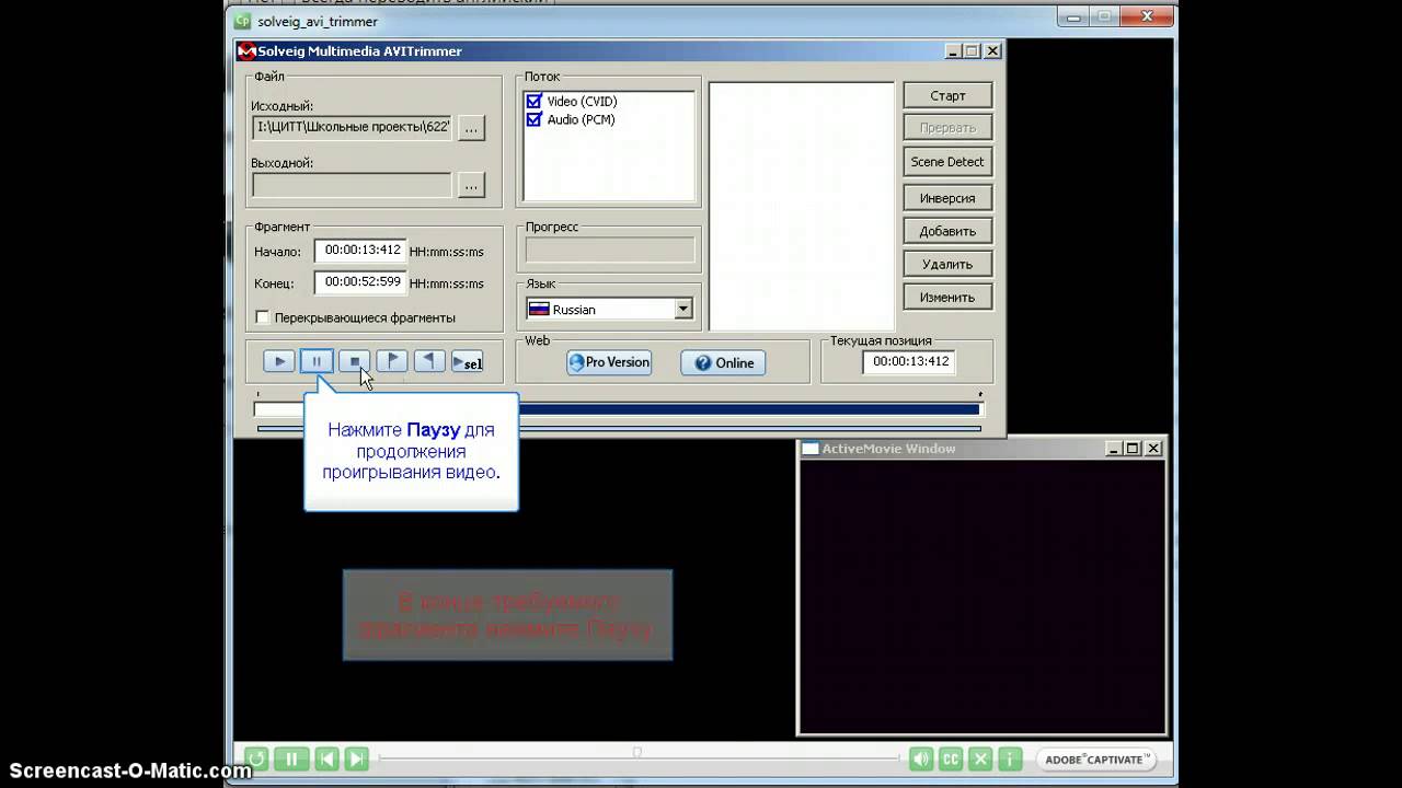 Solveig AVI Trimmer - YouTube