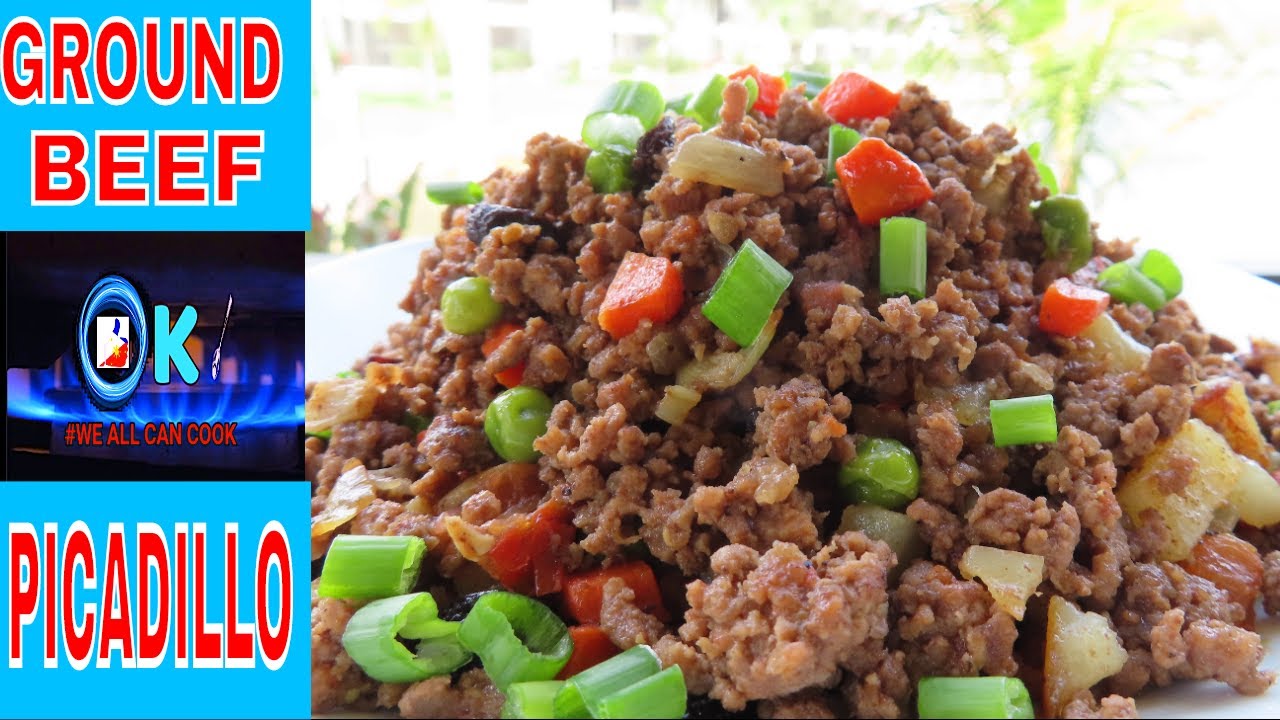 GROUND BEEF PICADILLO | FILIPINO VERSION | VERY EASY - YouTube