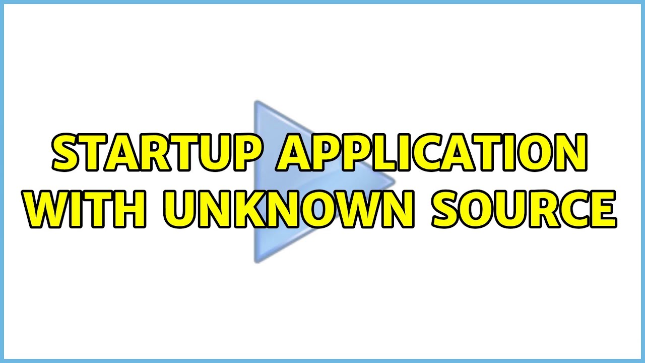 Ubuntu: Startup Application with unknown source - YouTube