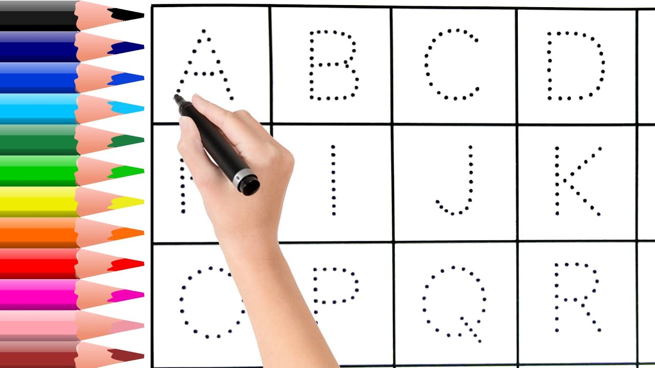 ABCD in English | Alphabet song | Read and Write The Alphabet | Learn ...