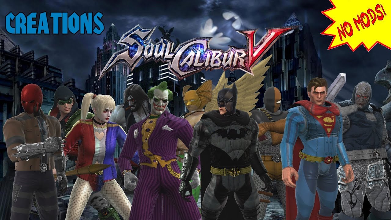 SOULCALIBUR CREATIONS : DC COMICS CHARACTERS - YouTube