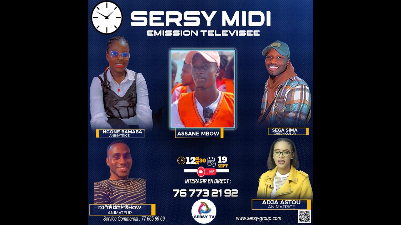🔴DIRECT5. Sersy Midi – Actu, Opinion et Culture sur Sersy TV | Édition ...