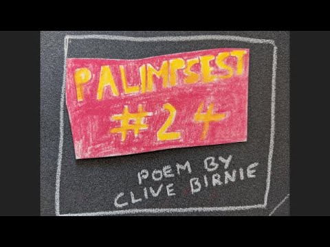 Palimpsest #24 by Clive Birnie | Stop Motion Poetry Film - YouTube