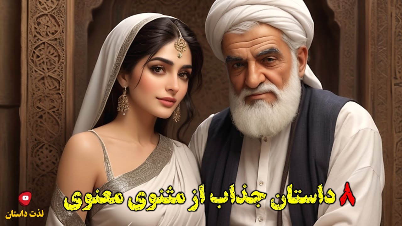 8 داستان از مثنوی معنوی به زبان ساده بهترین حکایت های مولانا با اجرای