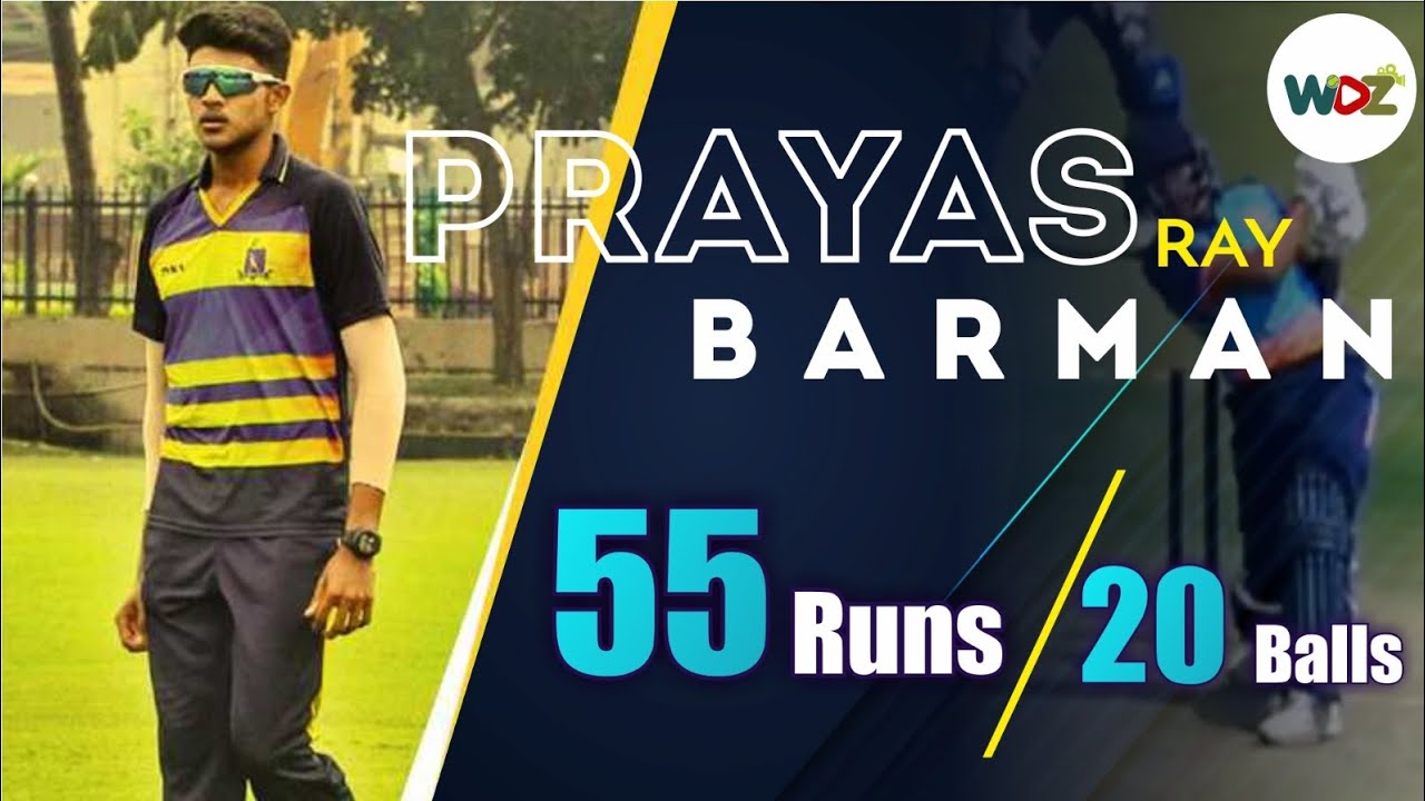 Prayas Ray Barman || RCB Youngest Player || 55 runs 20 balls vs Chennai Super Kings || - YouTube
