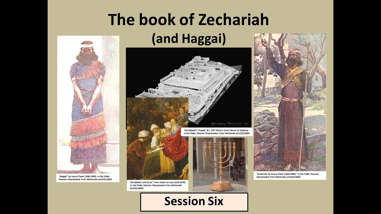 Session Six - Zechariah 1:18-21 - Four Craftsmen defeat the Four Horns ...