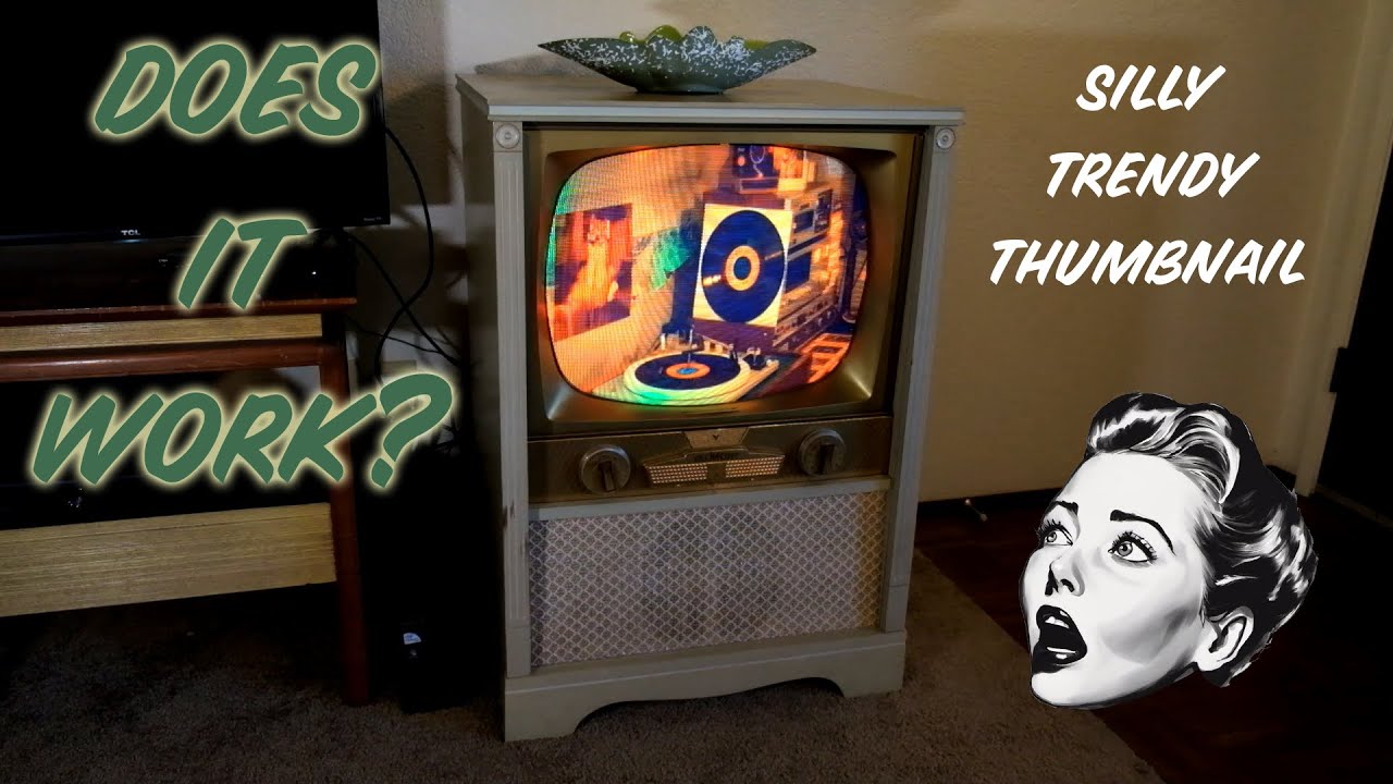 Vintage 50s Dumont Color TV Retrofit Project, Updated with modern ...