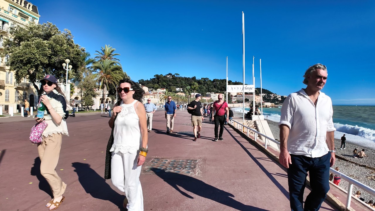 Nice Walking Tour 10 October, Provence-Alpes-Côte d'Azur, France, 4K ...