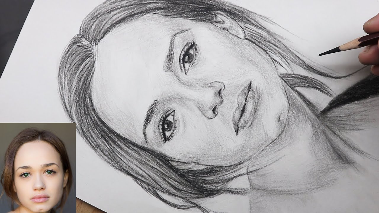 New Way to Perfect Portraits drawing | Pencil Sketch Drawing - YouTube