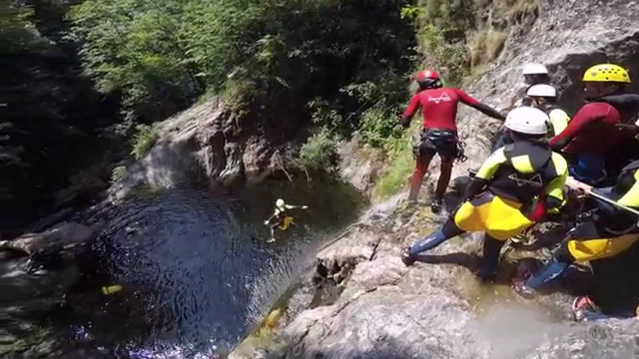 FAMILY FUN canyoning tour - YouTube