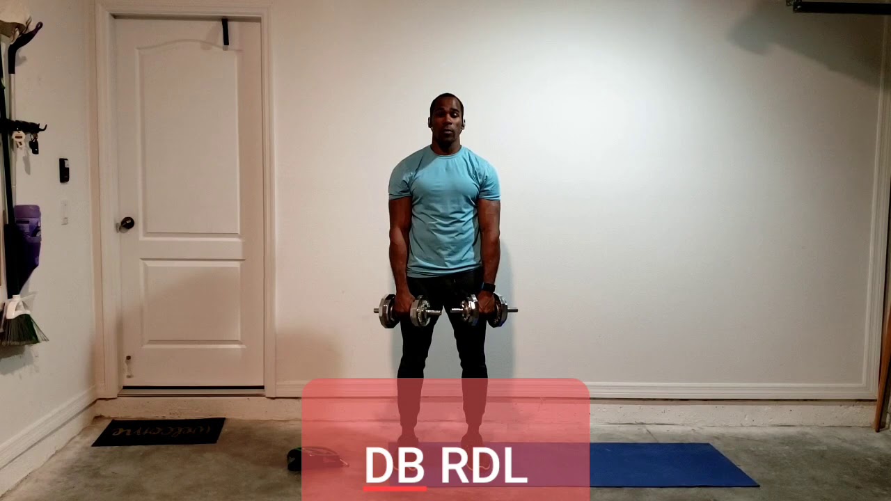 Dumbbell (DB) Romanian Deadlift (RDL) - YouTube