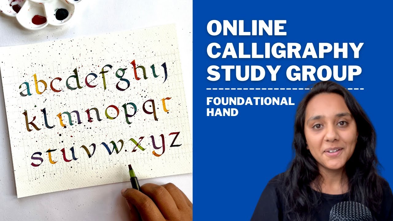 Learn Foundational Hand Calligraphy | 2 month Online Study Group - YouTube