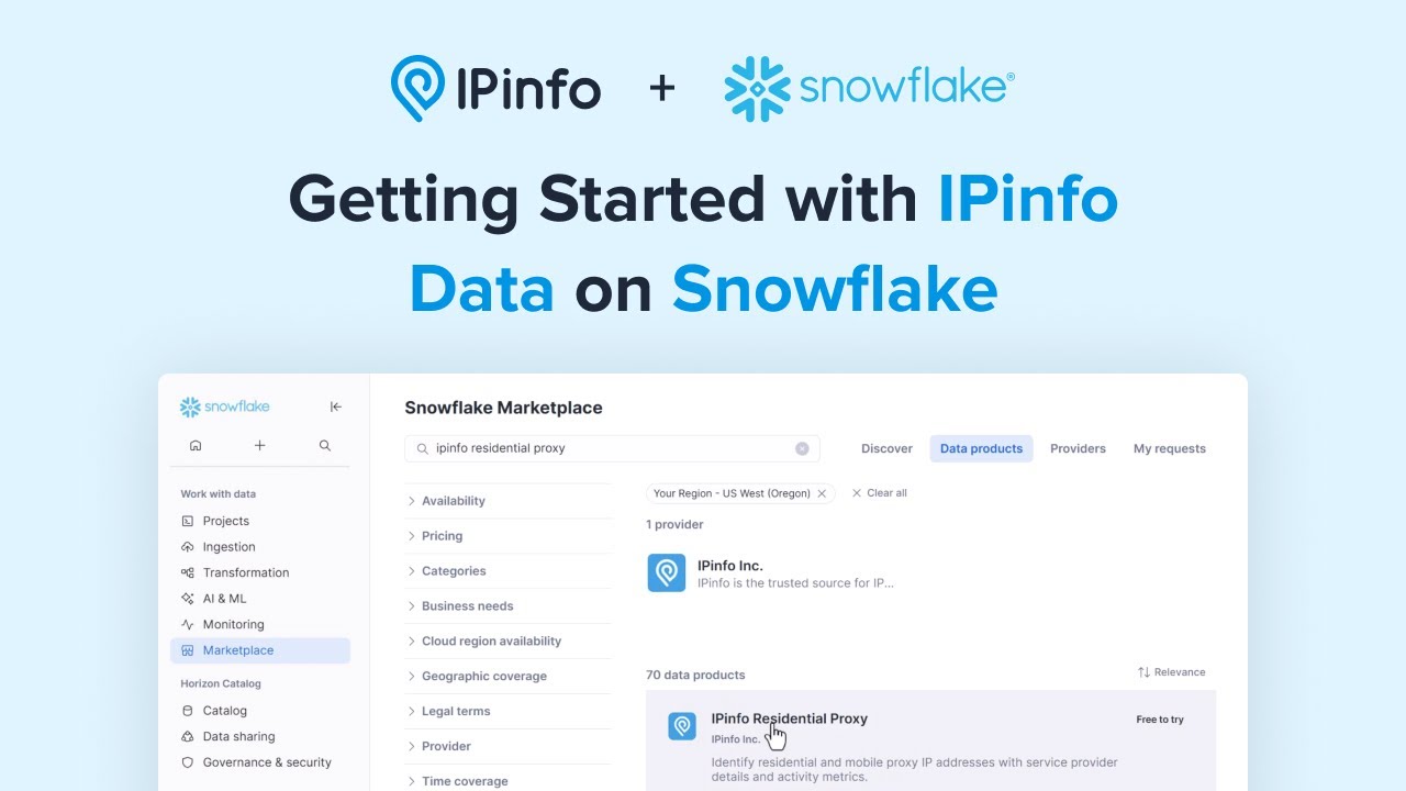How to Use IPinfo Data in Snowflake Snowsight: Seamless Snowflake ...