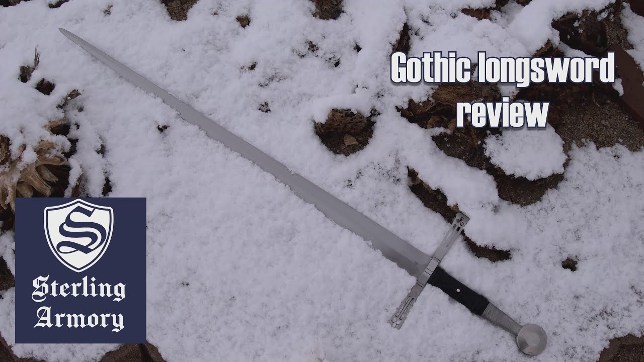 Close reproduction of iconic gothic longsword - made by Sterling Armory ...