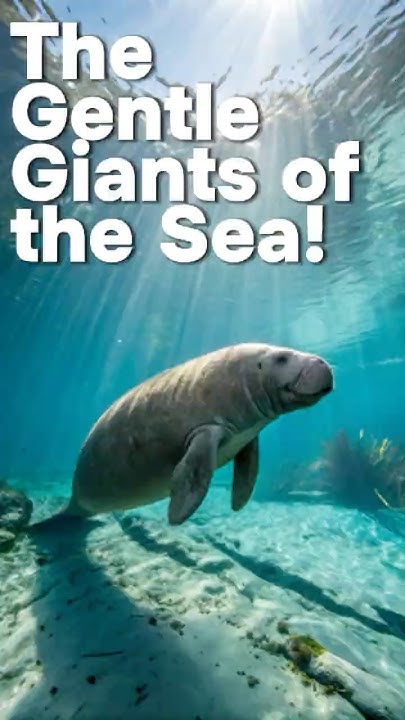 Manatees The Gentle Giants of the Sea! - YouTube