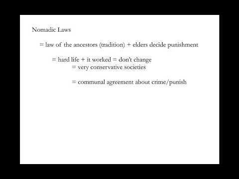 HIS 101_Nomadic Laws - YouTube