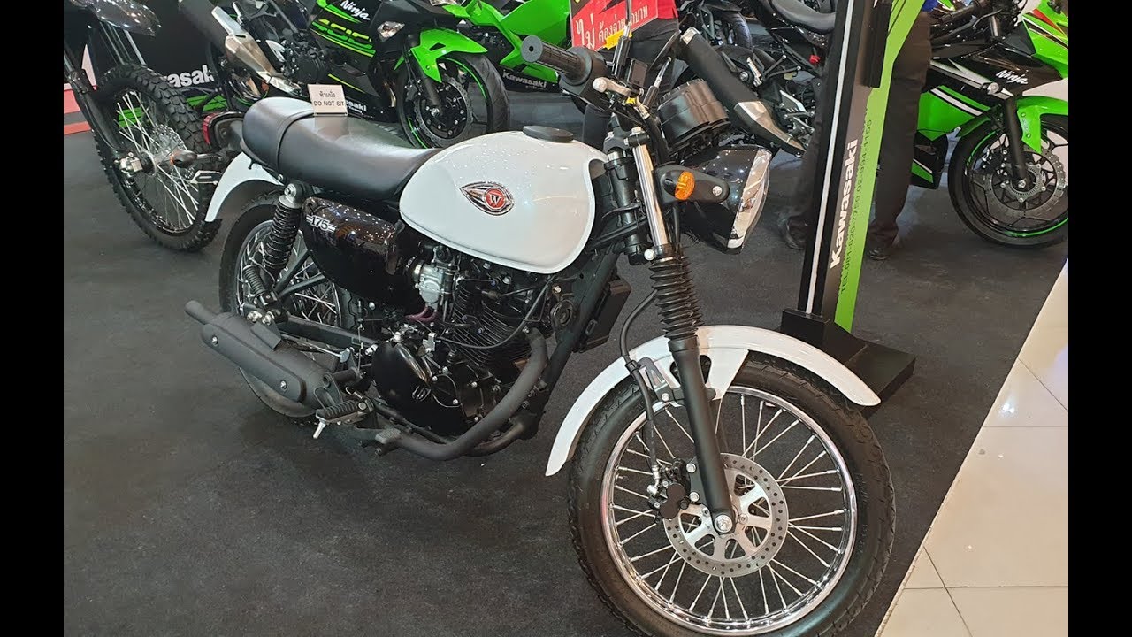 Kawasaki W175 | White | - YouTube