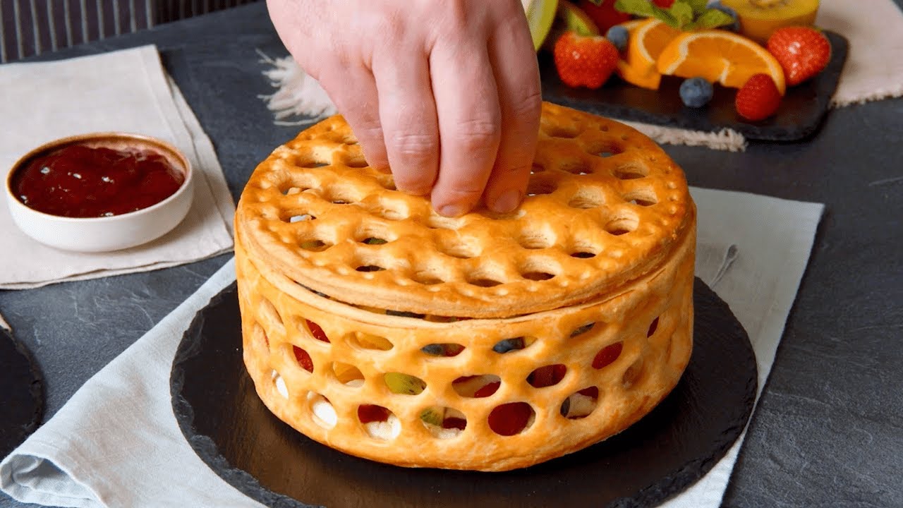 Wie, den Korb kann man essen? Nimm den Deckel ab und deine Gäste machen ...