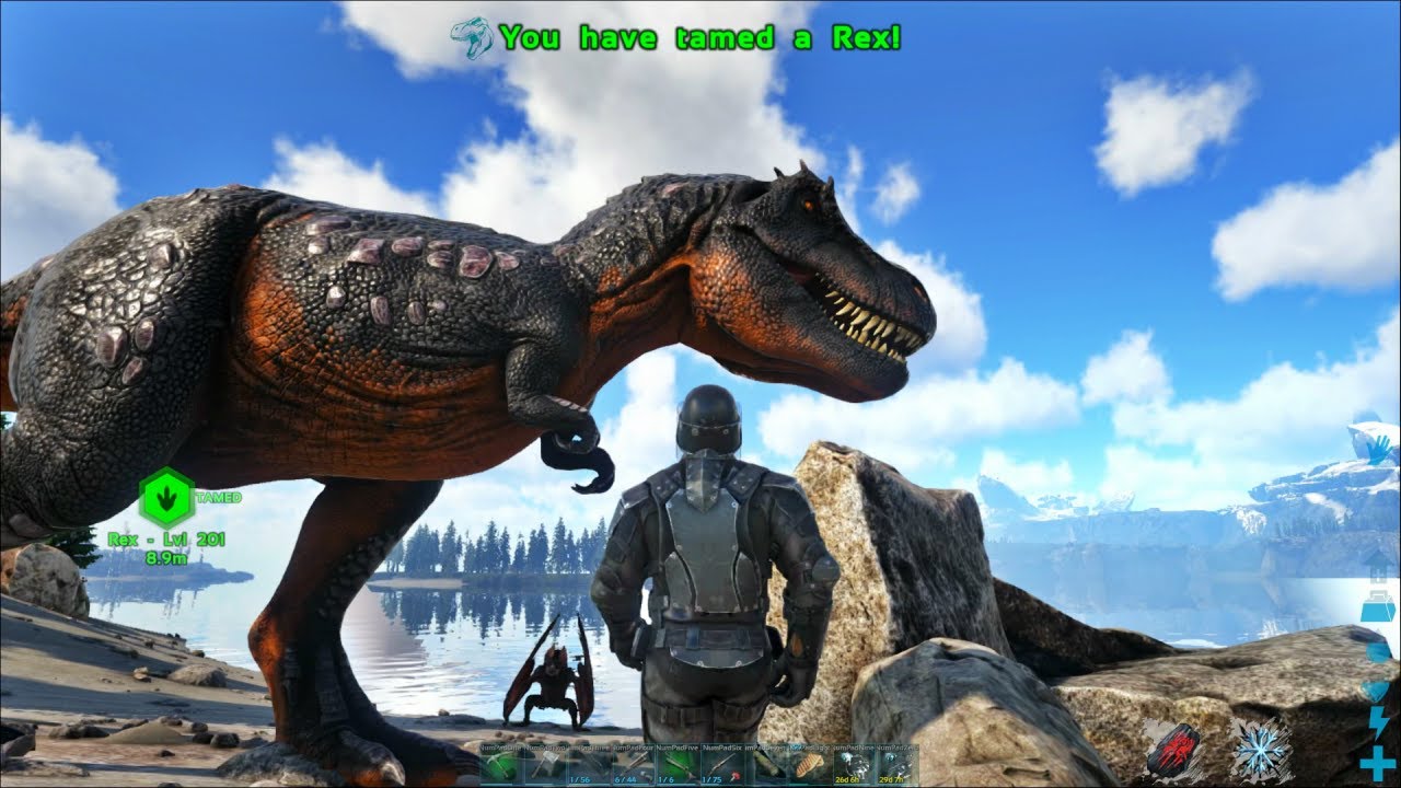ARK: Survival Evolved - Effortless Mastery: Taming Mid-Level Rex with ...