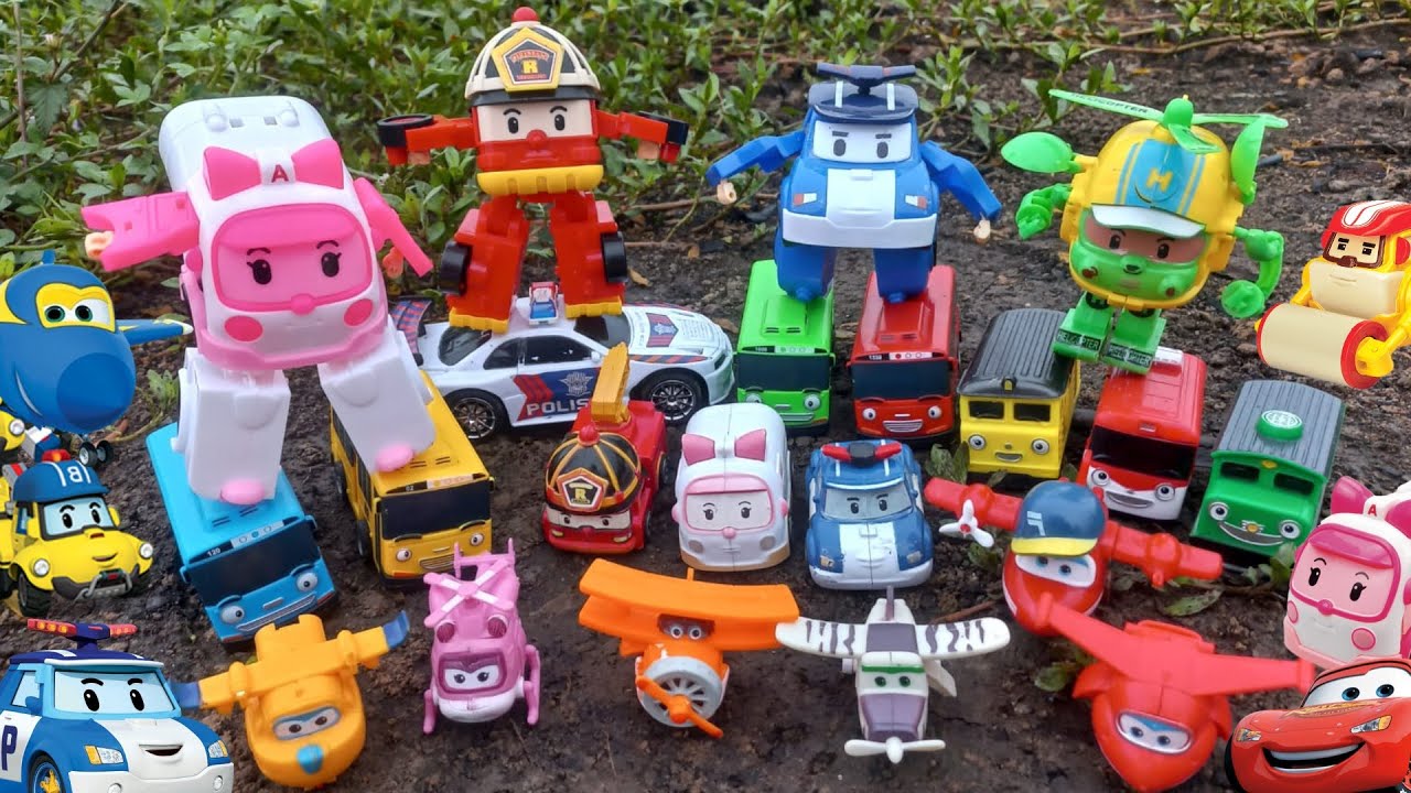 Mainan Mobil, Mobil Robot, Robot Car, Poli, Tayo, McQueen, Titipo ...