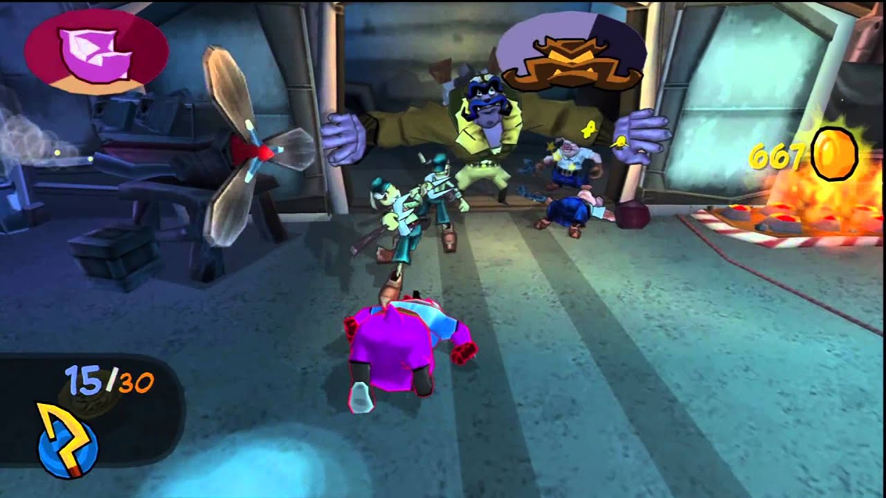 Sly 3 [60fps] - Envie de fantaisie : Les hommes de Muggshot à l'attaque ...