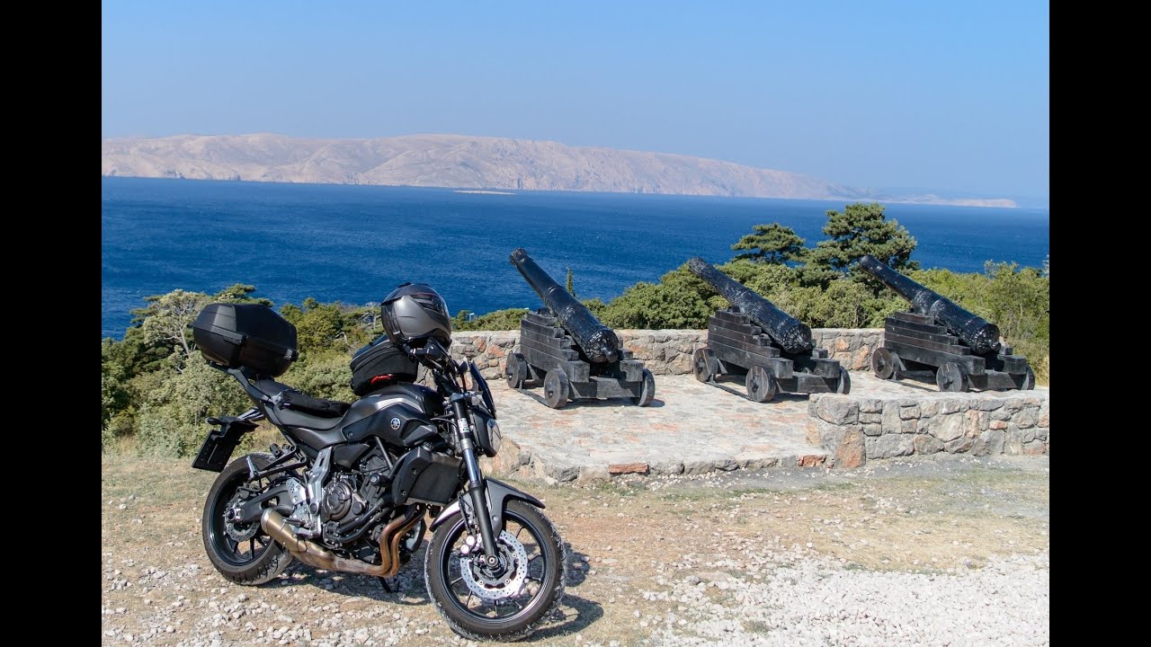 Vratnik pass - Senj, Croatia ...on Motorcycle, Yamaha Mt 07 - YouTube