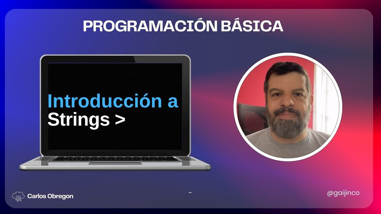 Curso de Programación Básica: Introducción a Strings - YouTube